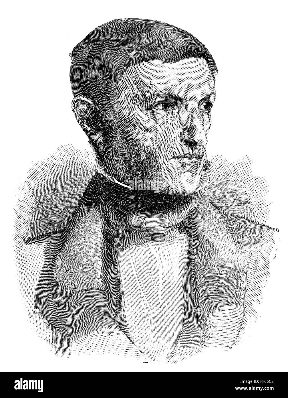 GEORGE BANCROFT (1800-1891). /nAmerican historian. Wood engraving, late ...