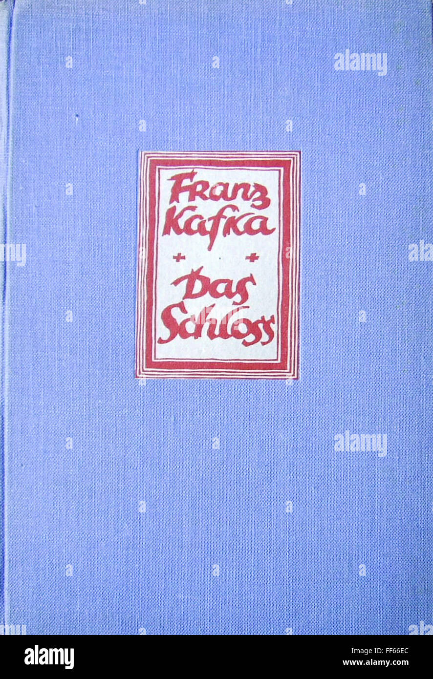 The castle by franz kafka book cover hi-res stock photography and ...