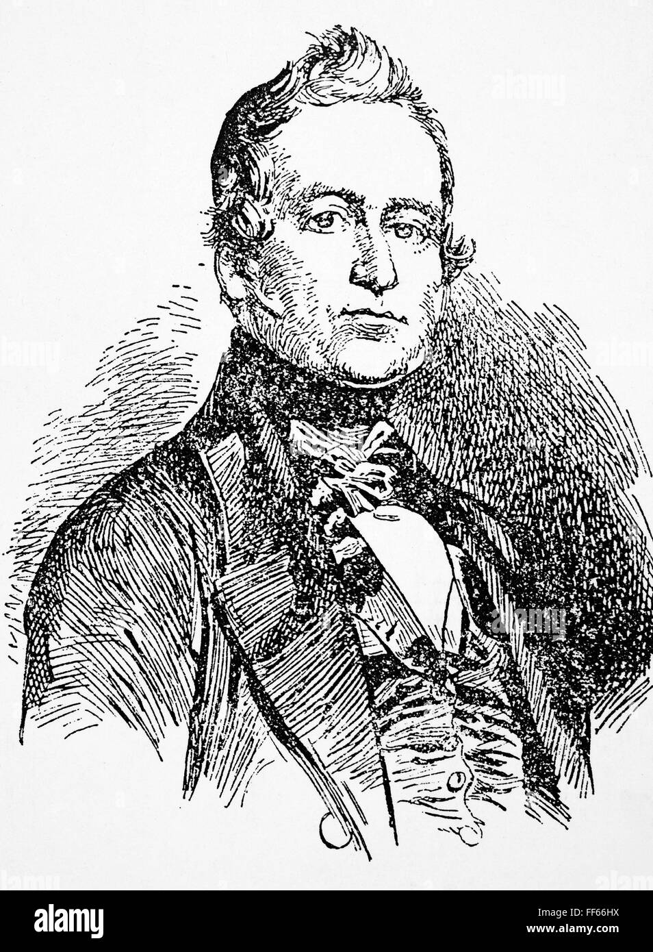LOUIS JOSEPH PAPINEAU /n(1786-1871). Canadian politician. Drawing by C ...