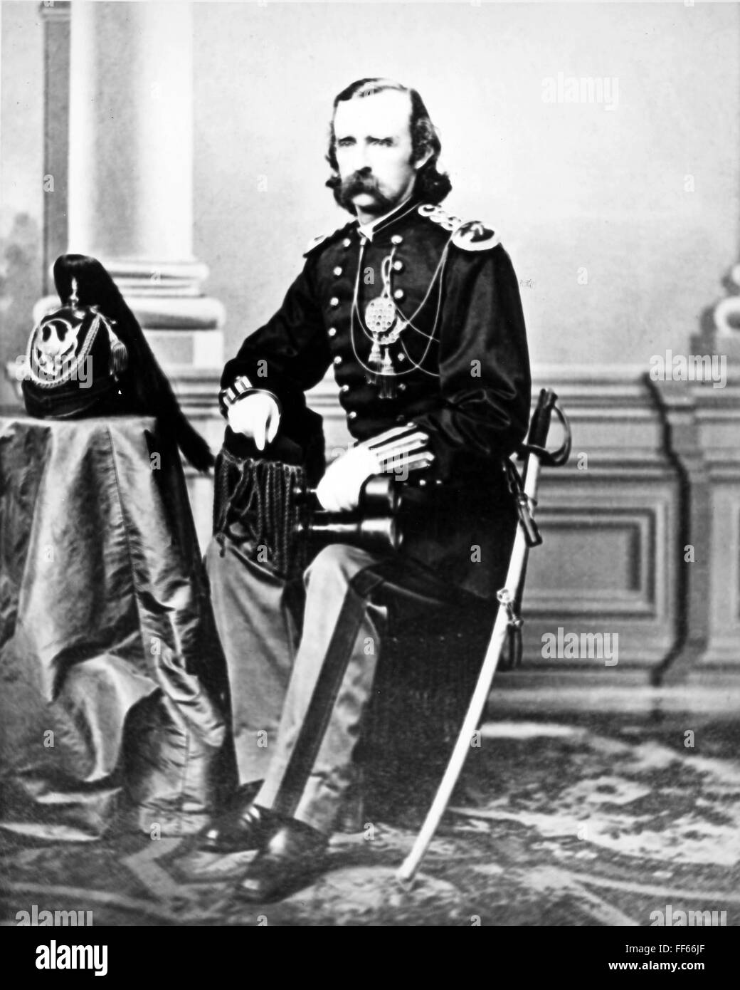 GEORGE CUSTER (1839-1876). /nAmerican army officer. Photographed c1872 ...