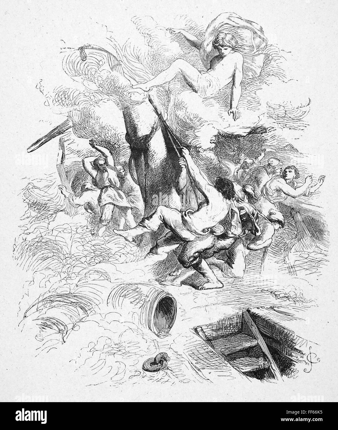 SHAKESPEARE: TEMPEST. /nIllustration for William Shakespeare's 'The ...