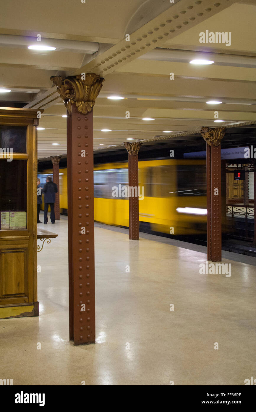 The Budapest Metro, the world's second oldest underground railway ...