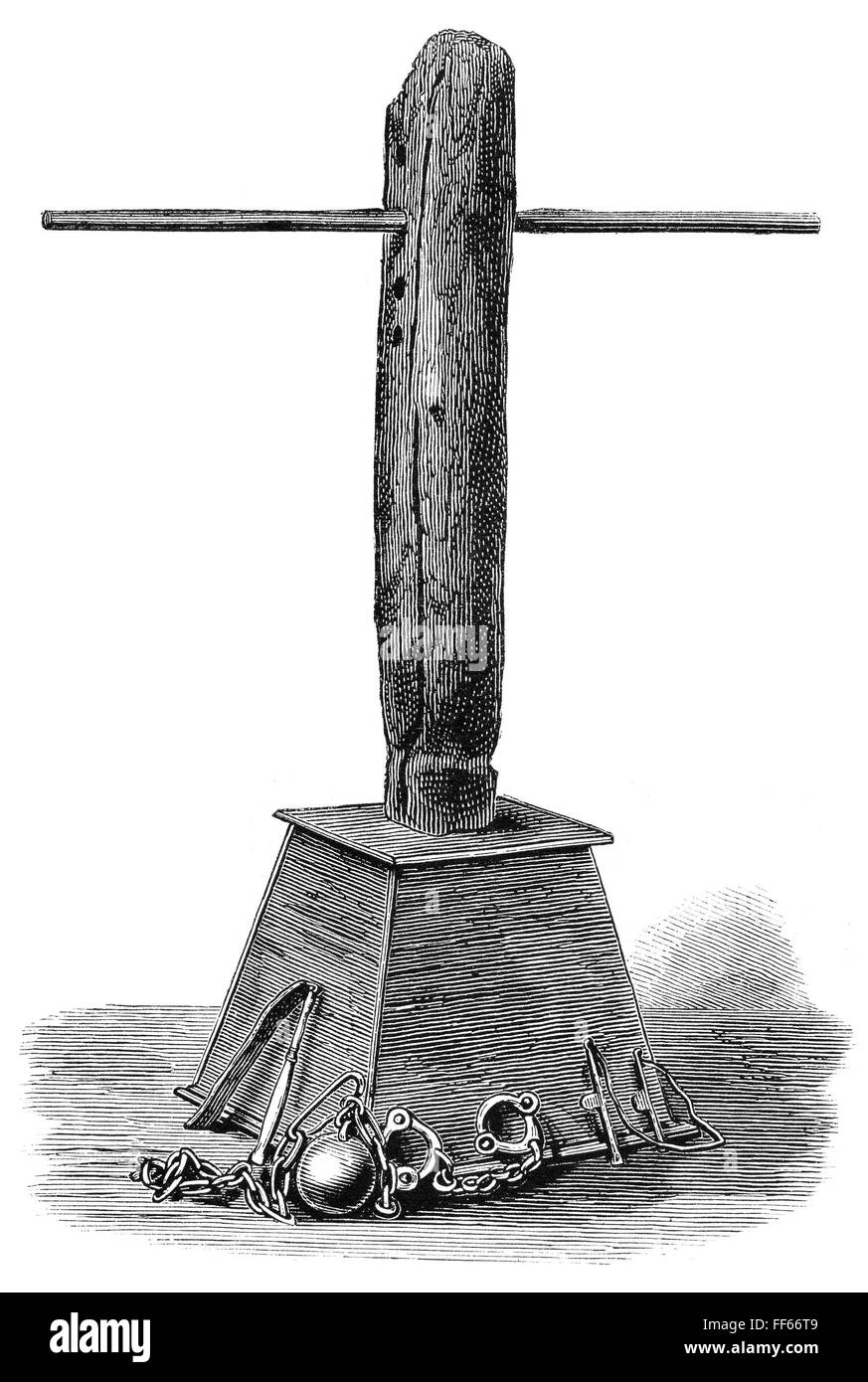 LAST WHIPPING POST. /nThe last whipping post in Massachusetts, which ...