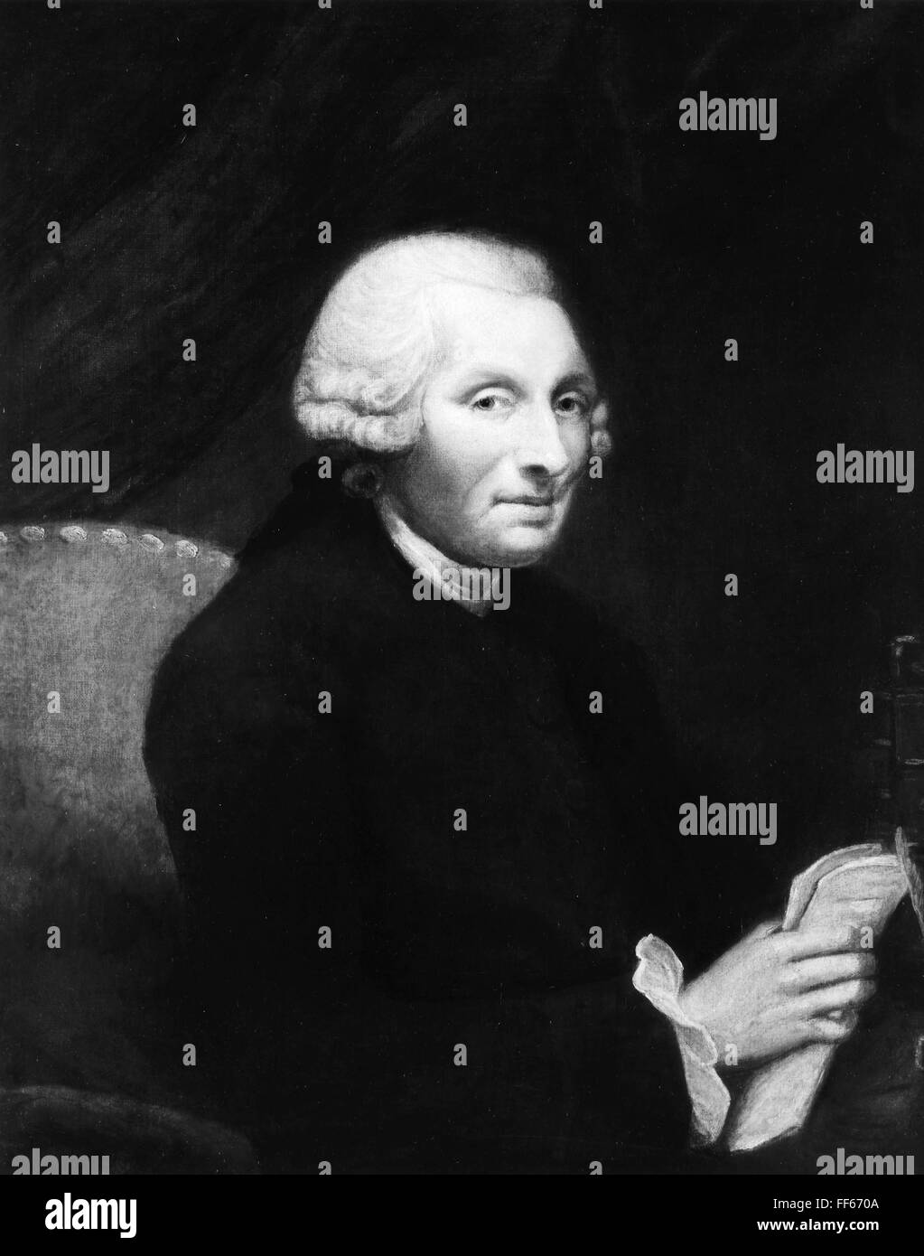 JONAS HANWAY (1712-1786). /nEnglish merchant and philanthropist. Oil on ...