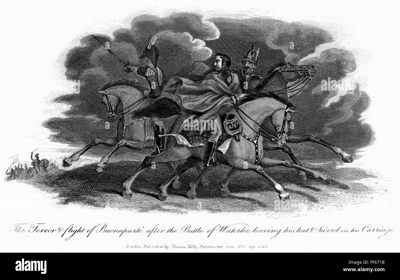 NAPOLEON I: WATERLOO, 1815. /nThe Battle of Waterloo, June 18, 1815 ...