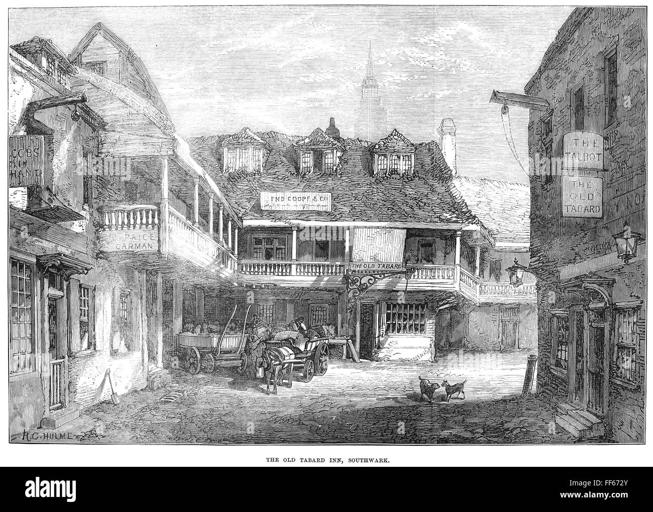 Tudor inn hi-res stock photography and images - Alamy