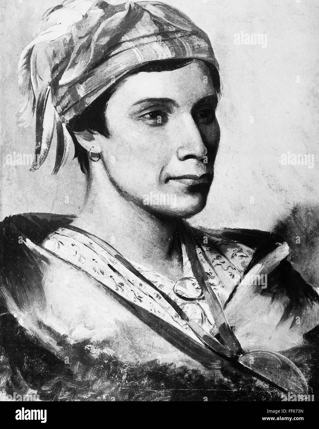 Iroquois indian portrait hi-res stock photography and images - Alamy