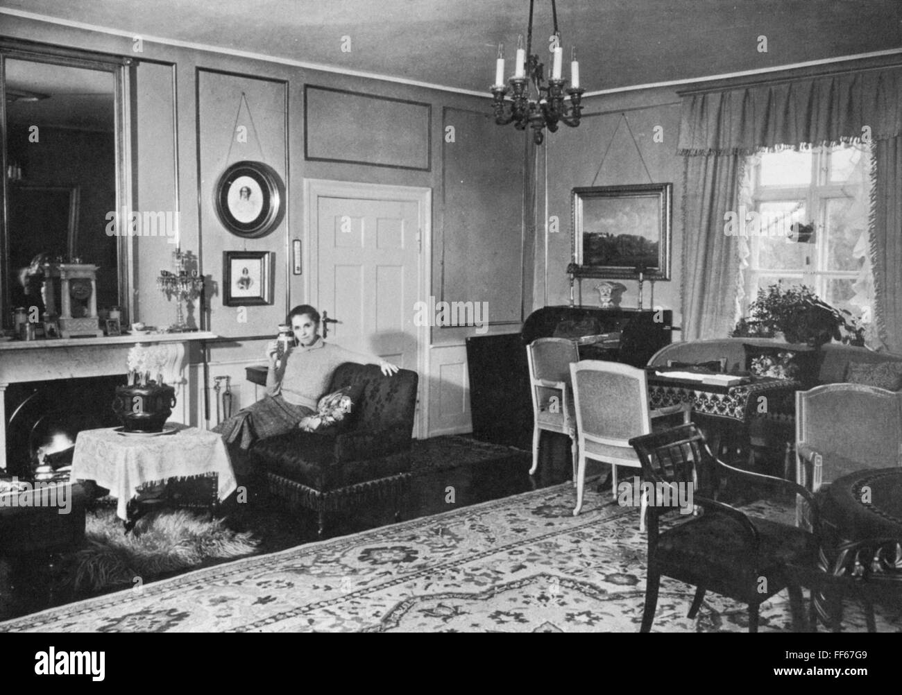 ISAK DINESEN (1885-1962). /nPseudonym of Karen Blixen. Danish writer ...