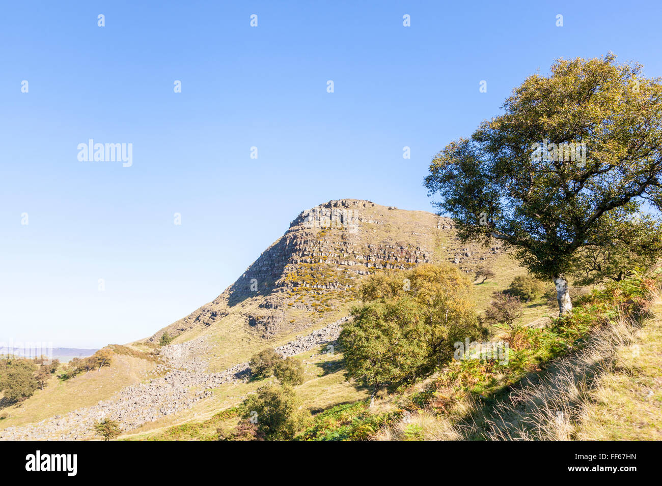 Back Tor on the Great Ridge, Vale of Edale, Derbyshire, Peak District ...