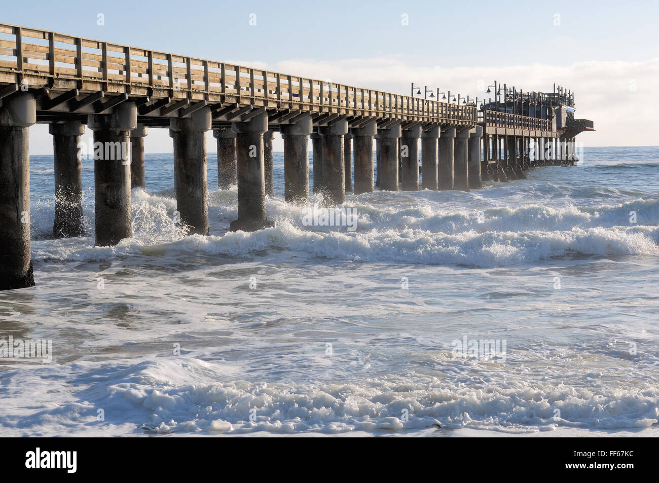 Old historic German jetty in Swakopmund Namibia Stock Photo - Alamy