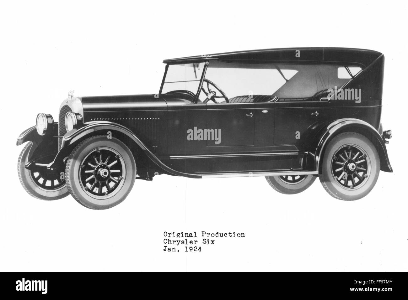 AUTOMOBILE. /nChrysler Six, 1924 Stock Photo - Alamy
