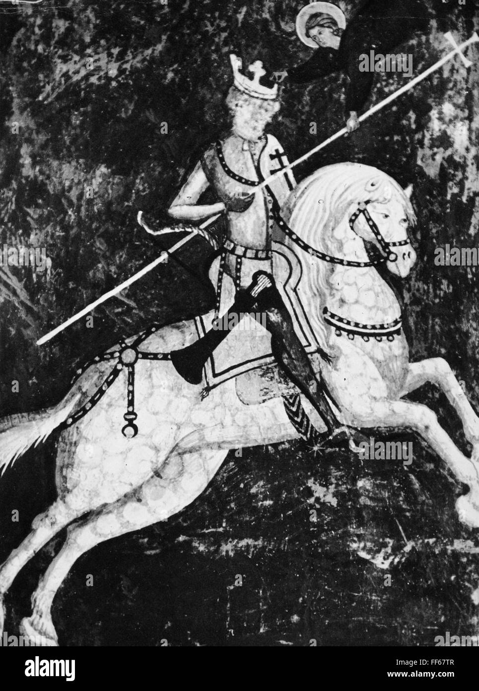 WLADYSLAW II JAGIELLO /n(1350-1434). King of Poland, 1386-1434. Fresco ...