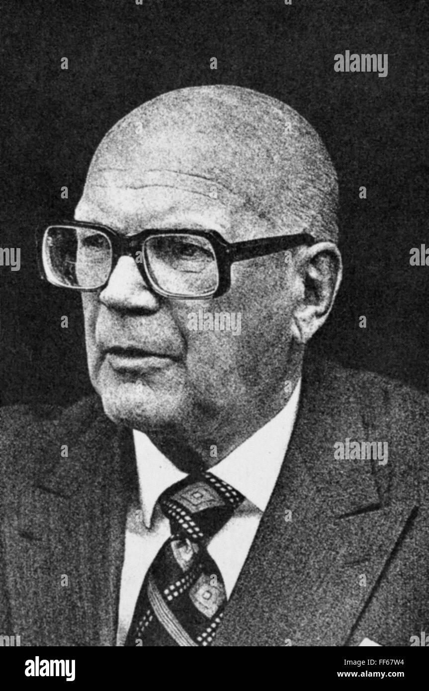 URHO KALEVA KEKKONEN (1900-1986). /nPresident of Finland, 1956-1982 ...