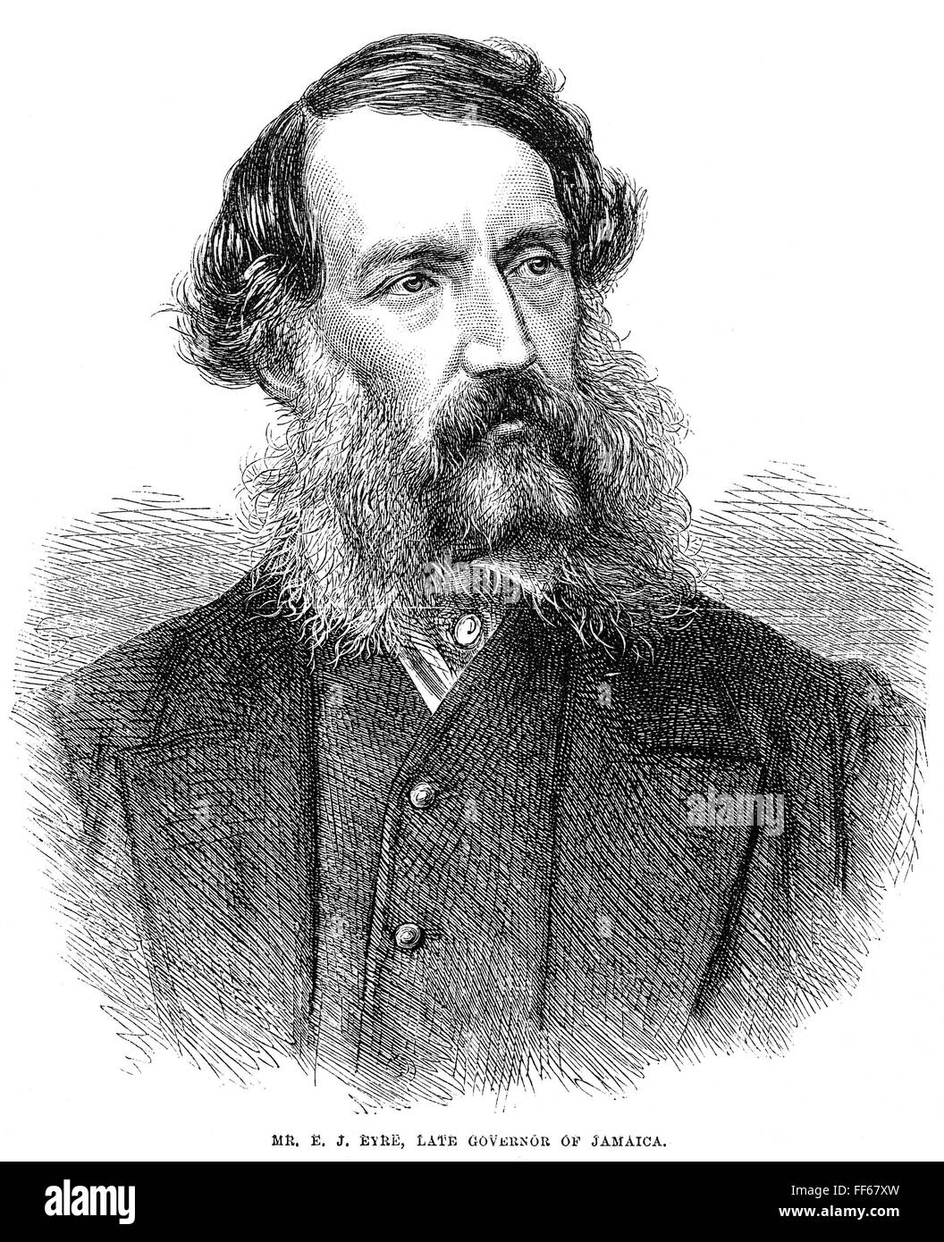 EDWARD J. EYRE (1815-1901). /nEnglish explorer and colonial governor ...