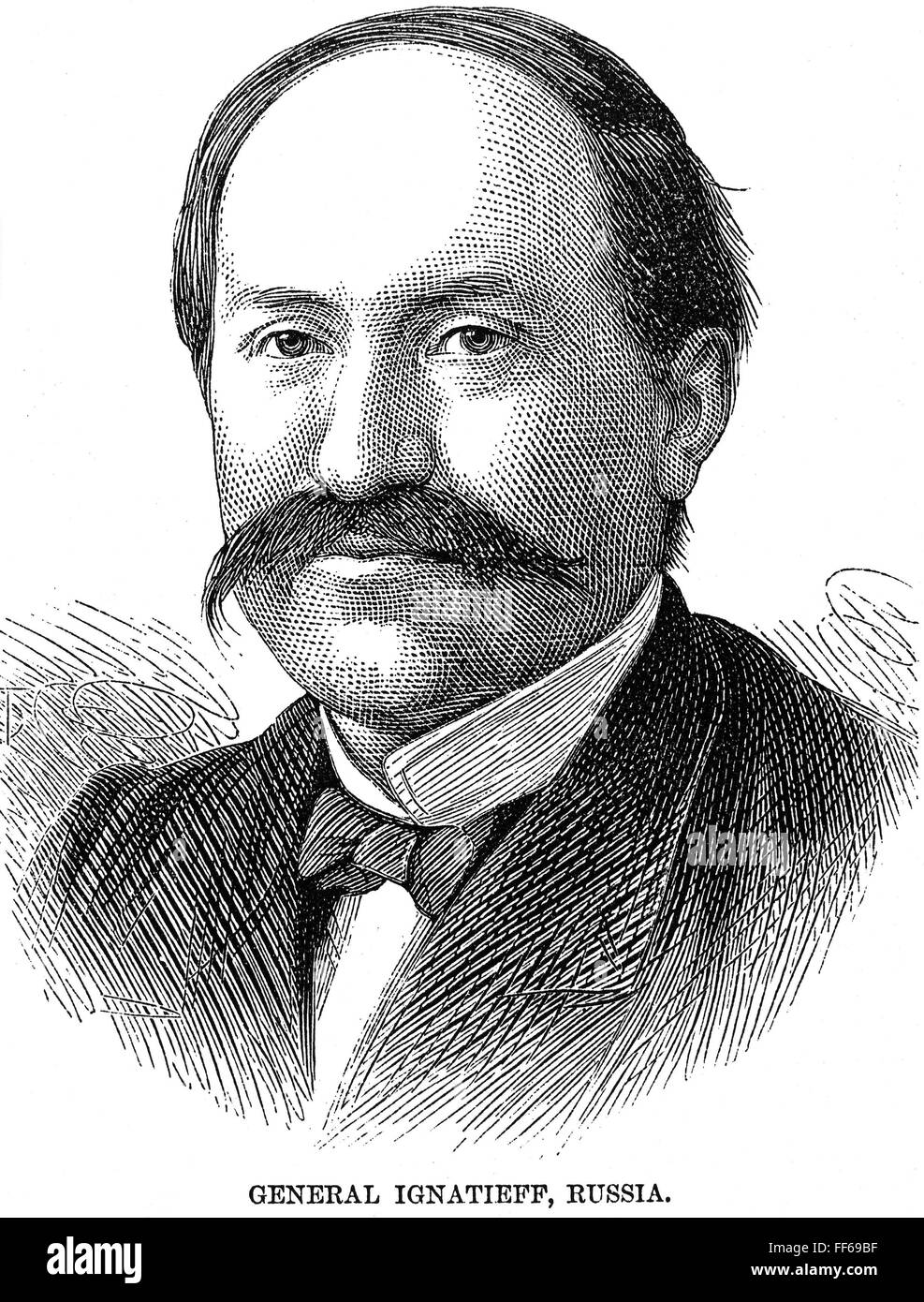 NIKOLAI IGNATIEV (1832-1908). /nCount Nikolai Pavlovich Ignatiev ...