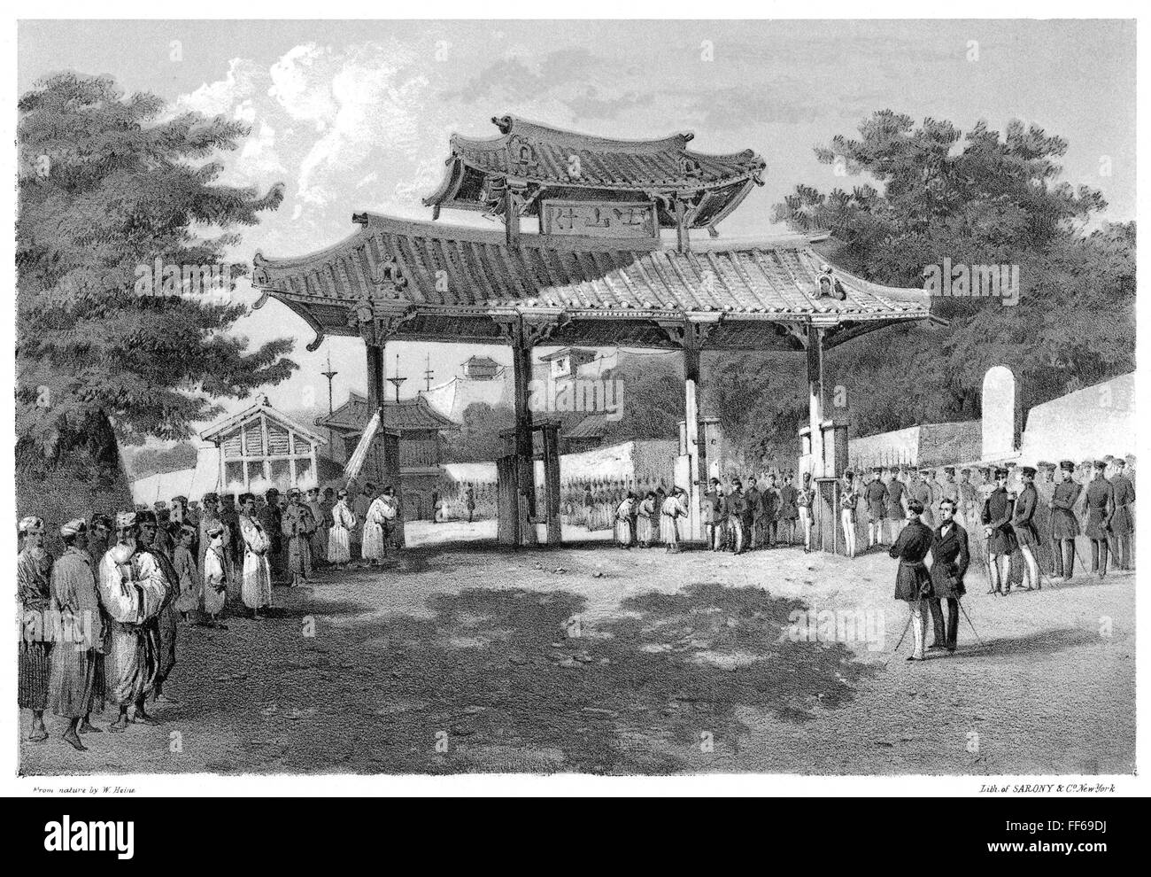 PERRY'S EXPEDITION TO JAPAN. /nMatthew Calbraith Perry (1794-1858 ...