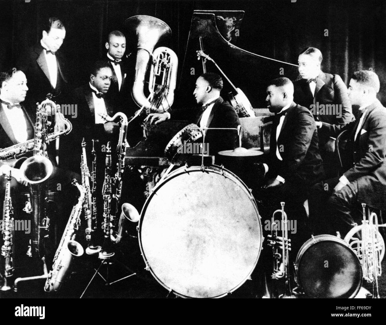 JAZZ MUSICIANS, c1925. /nThe Sam Wooding Orchestra Stock Photo - Alamy