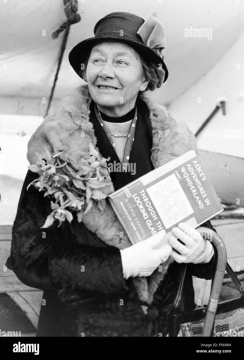 ALICE LIDDELL (1852-1933). /nThe original 'Alice' of Lewis Carroll's ...