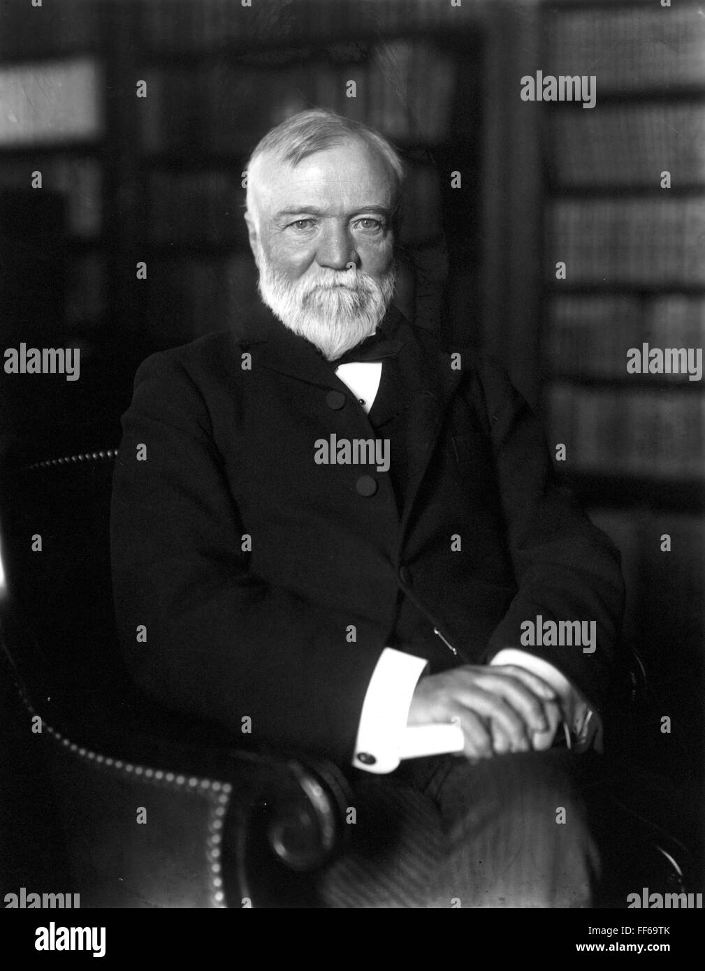 ANDREW CARNEGIE (1835-1919). /nAmerican industrialist. Photographed by ...