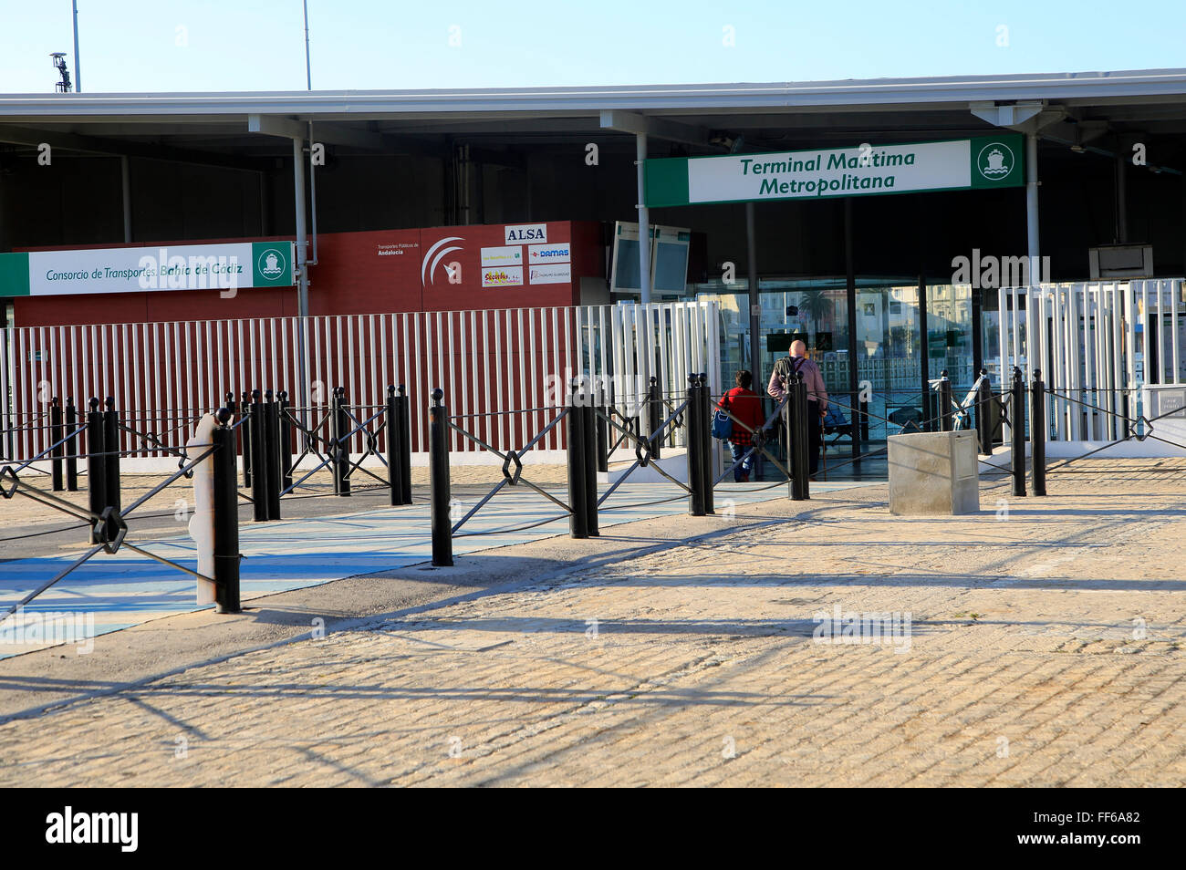 Ferry terminal building for maritime public transport hi-res stock ...