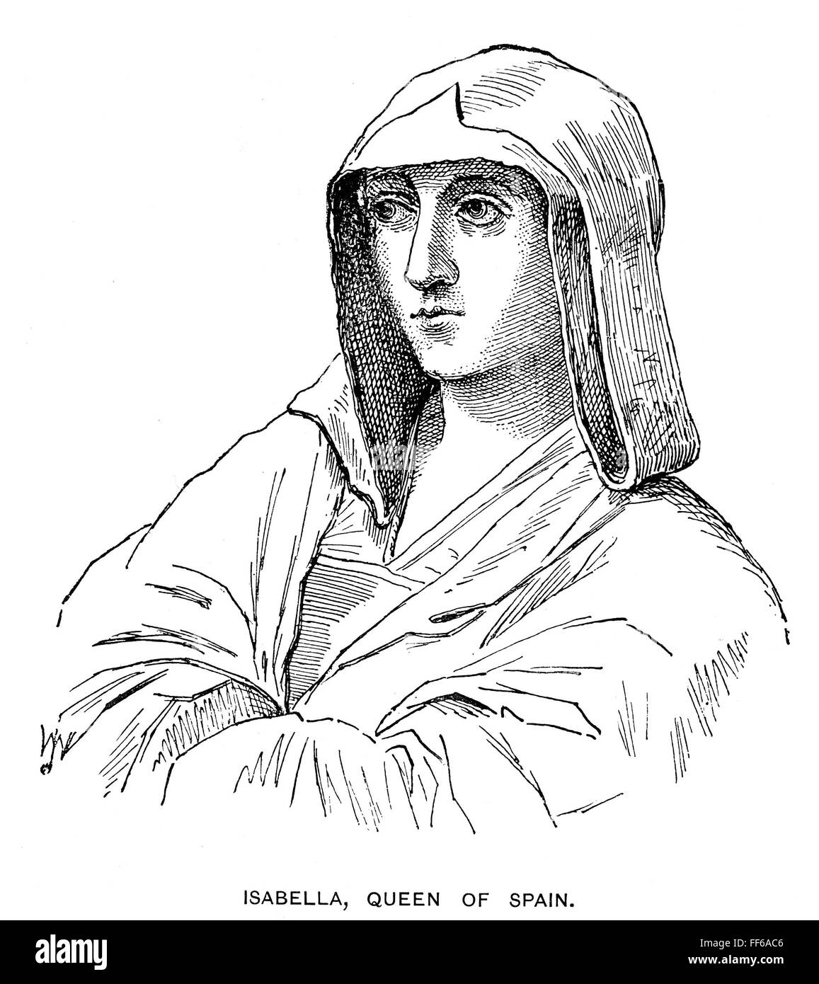 ISABELLA I OF SPAIN /n(1451-1504). Queen of Castile, 1474-1504, and ...