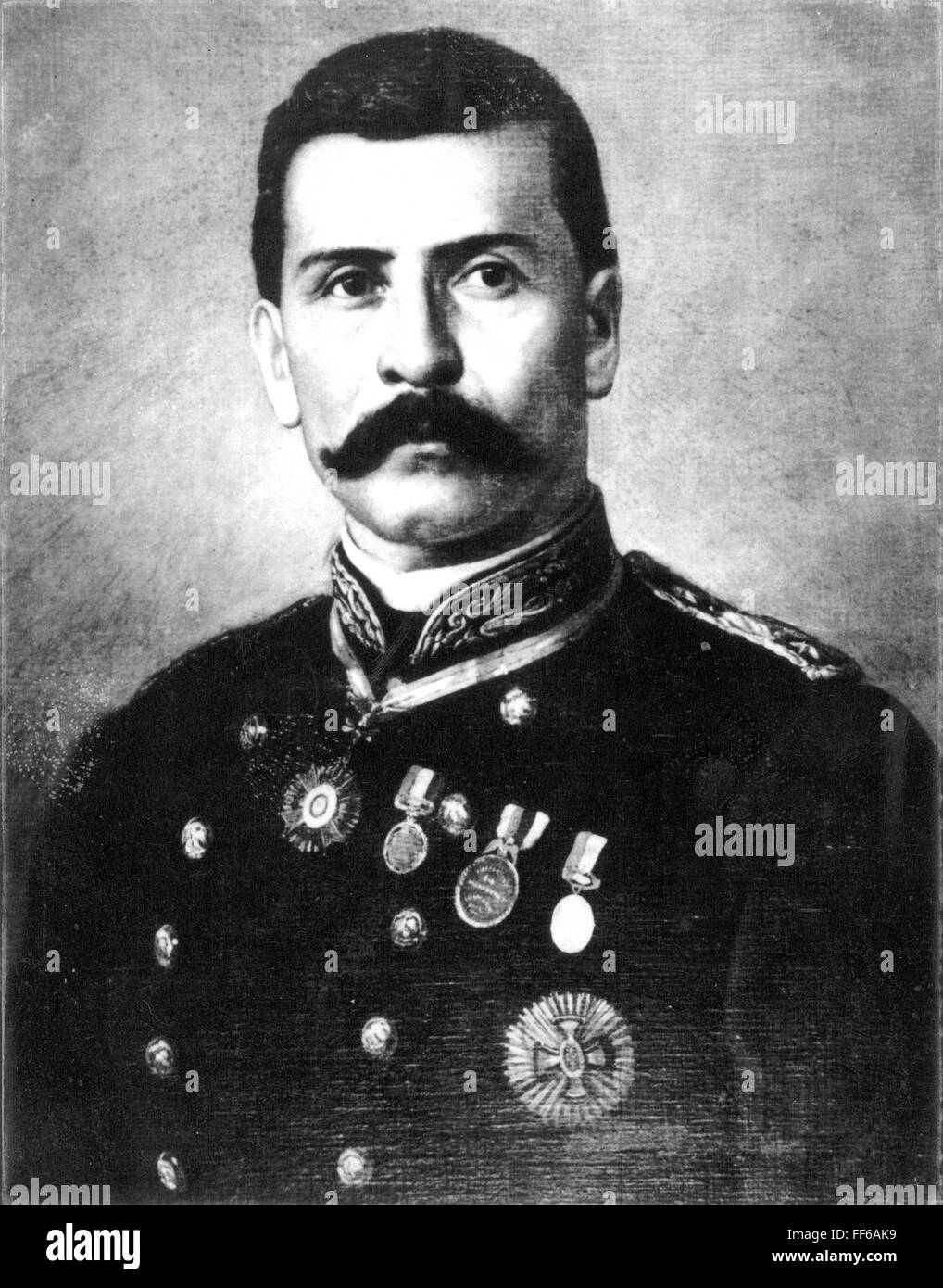 PORFIRIO DIAZ (1830-1915). /nMexican general and statesman. Oil on ...