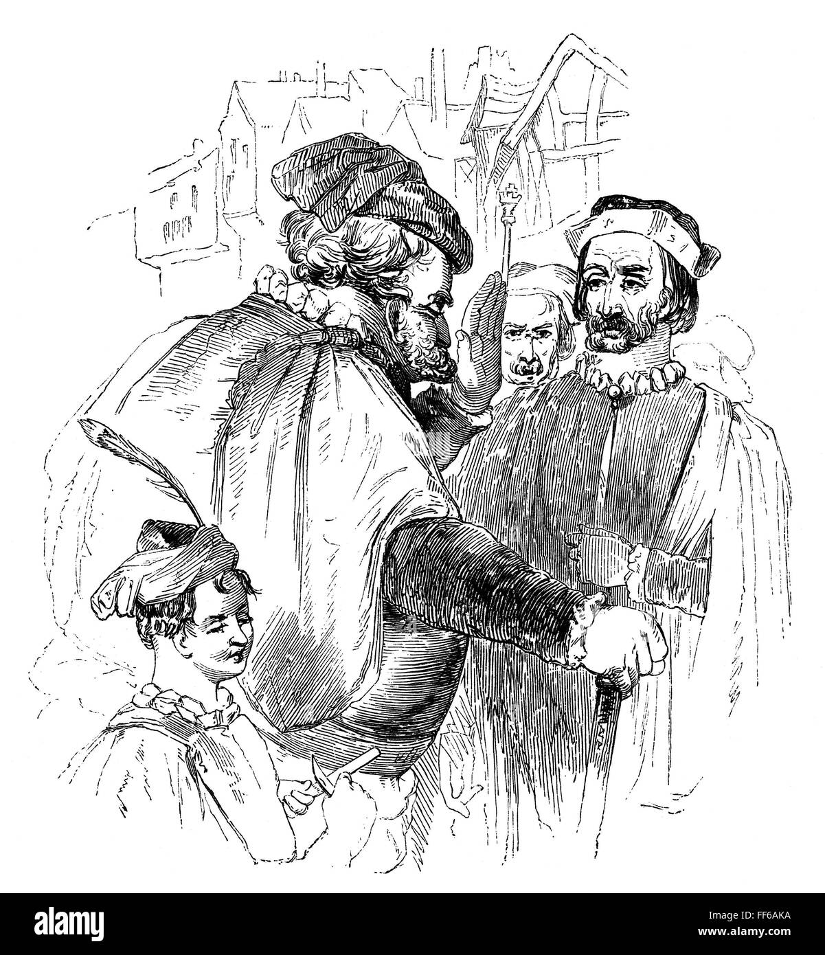 SHAKESPEARE: HENRY IV. /nFalstaff counseling the Chief Justice, 'You ...