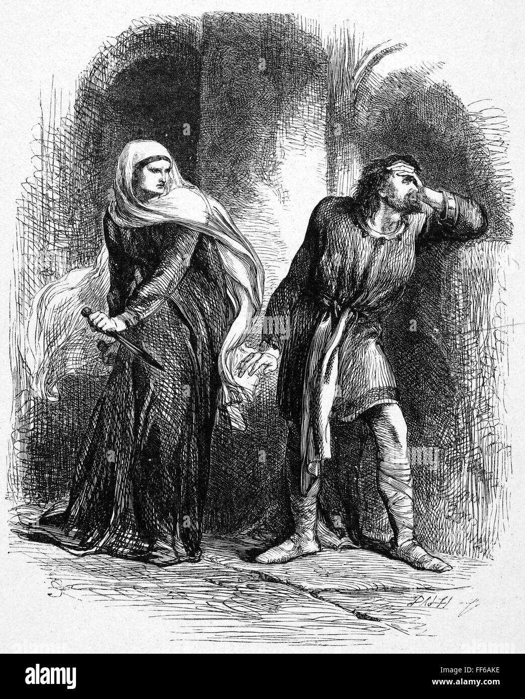SHAKESPEARE: MACBETH. /nLady Macbeth exhorting Macbeth to rid himself ... SHAKESPEARE: MACBETH. /nLady Macbeth exhorting Macbeth to rid himself ...