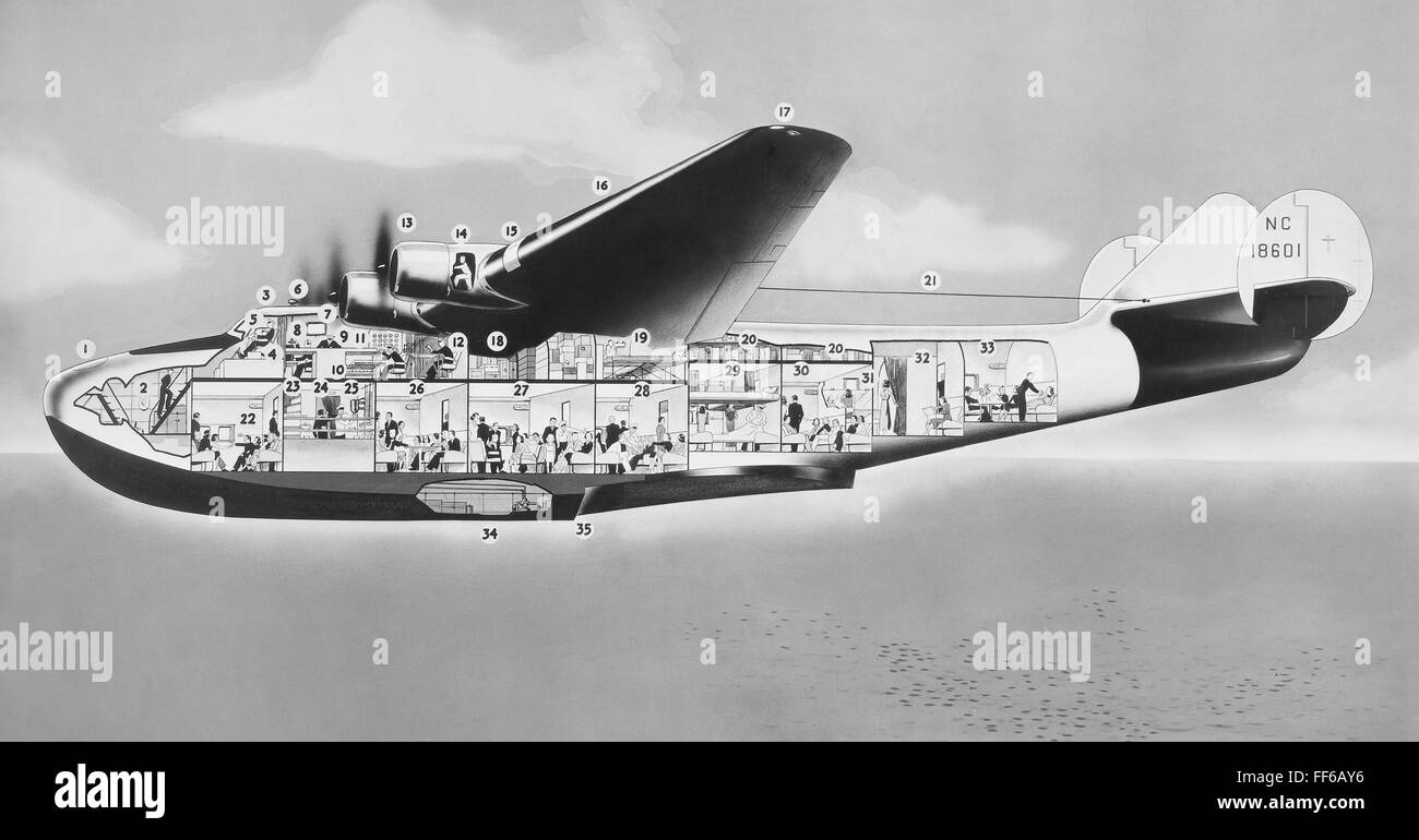 Pan am clipper interior hi-res stock photography and images - Alamy