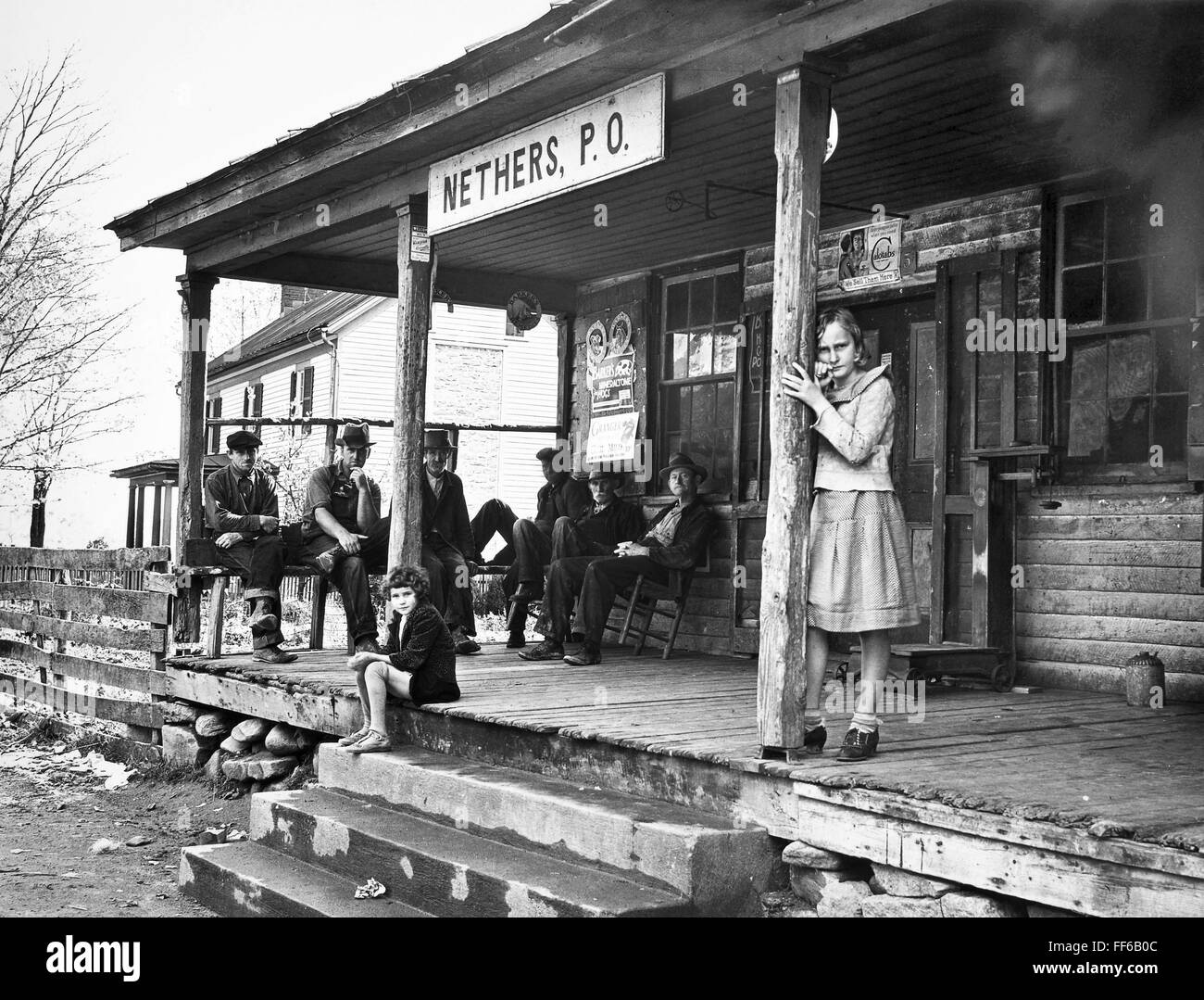 POST OFFICE, 1935. /nThe Post Office at Nethers, Shenandoah National ...