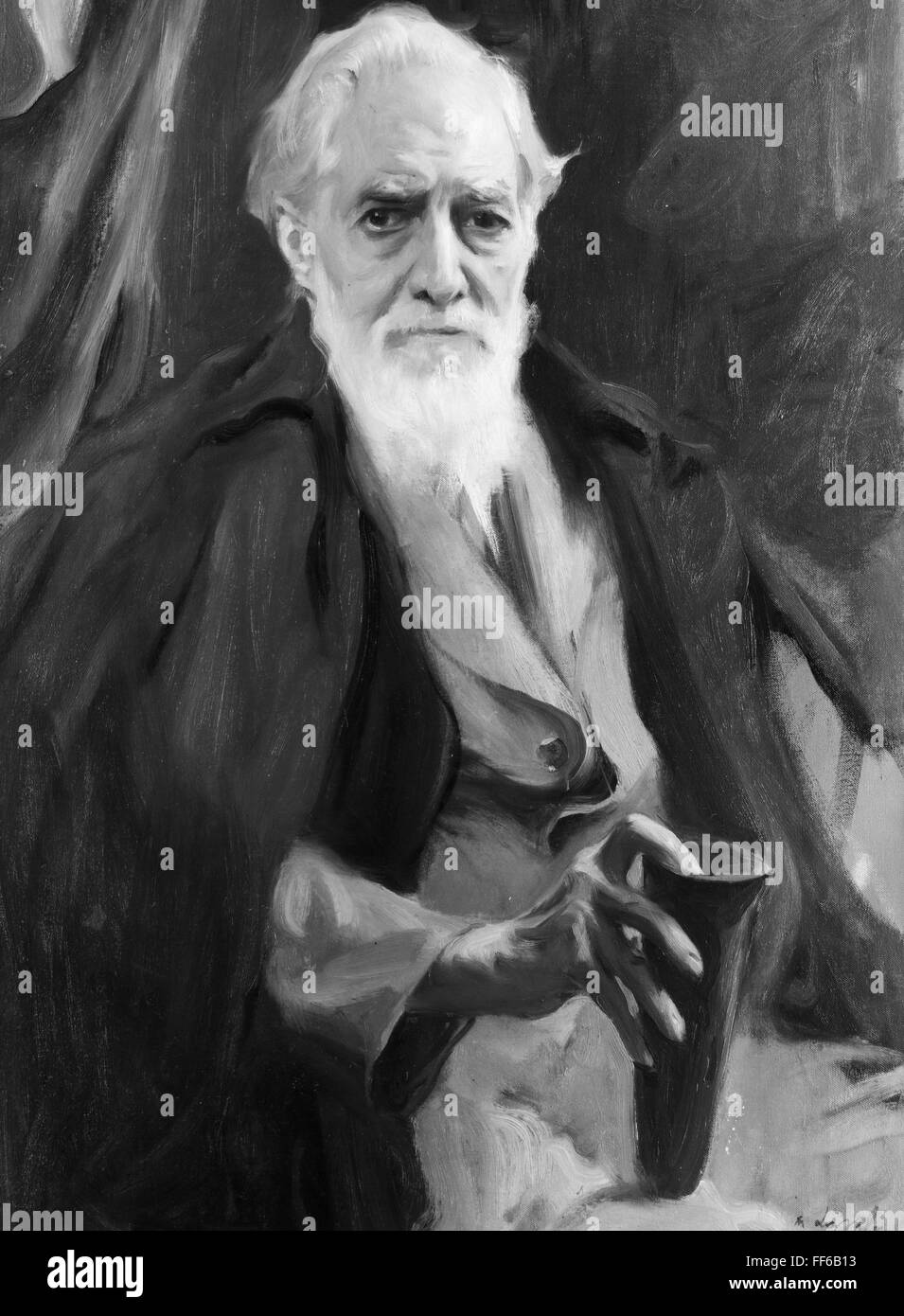 WILLIAM PETRIE (1853-1942). /nEnglish Egyptologist. Oil on canvas, 1934 ...