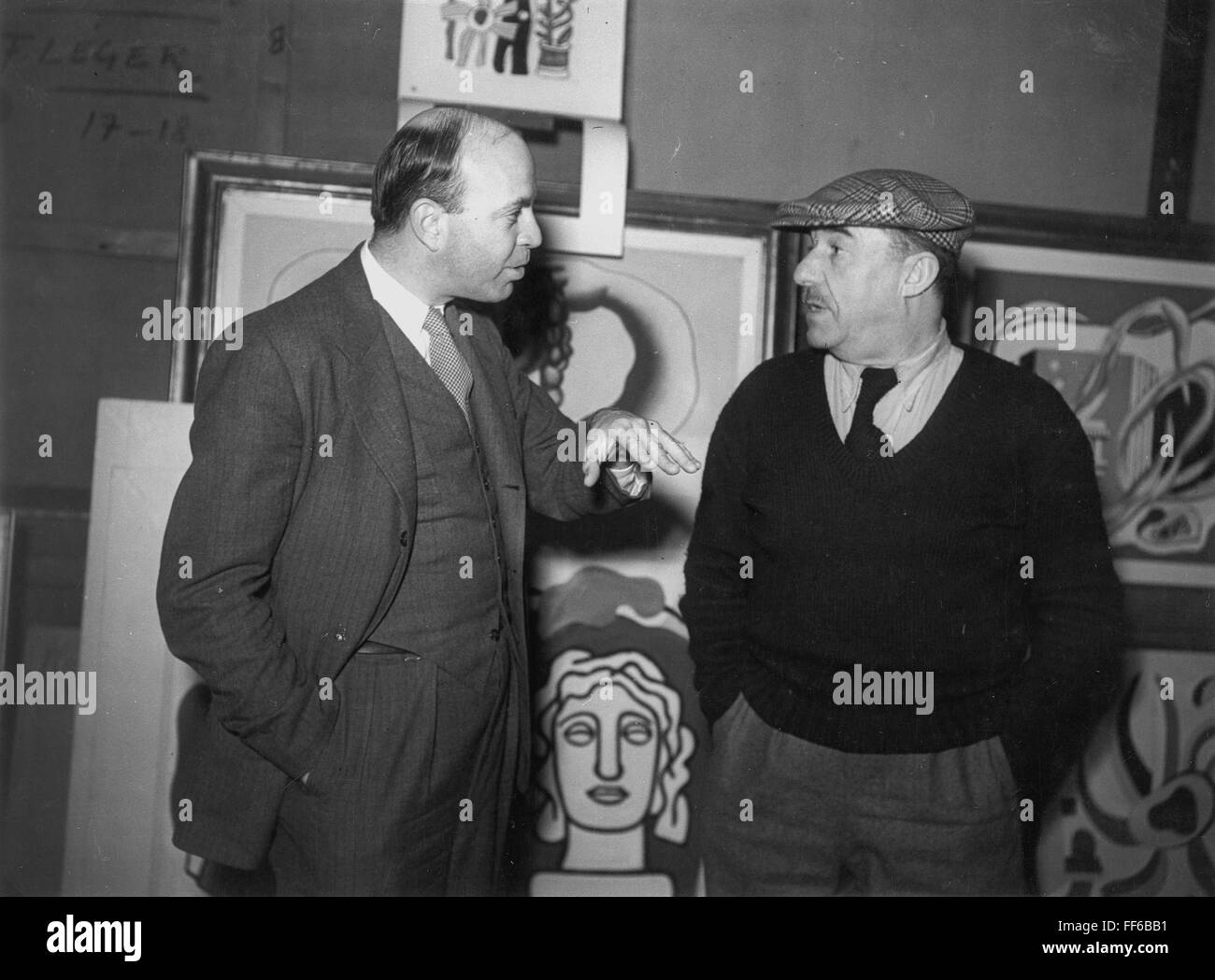 JOHN DOS PASSOS (1896-1970). /nAmerican writer. Dos Passos (left) with ...
