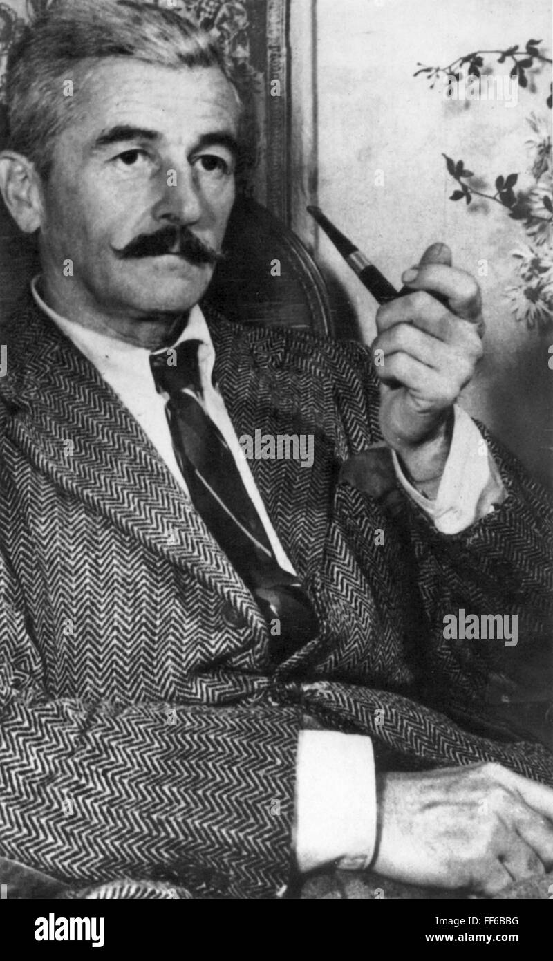 WILLIAM FAULKNER /n(1897-1962). American writer Stock Photo - Alamy