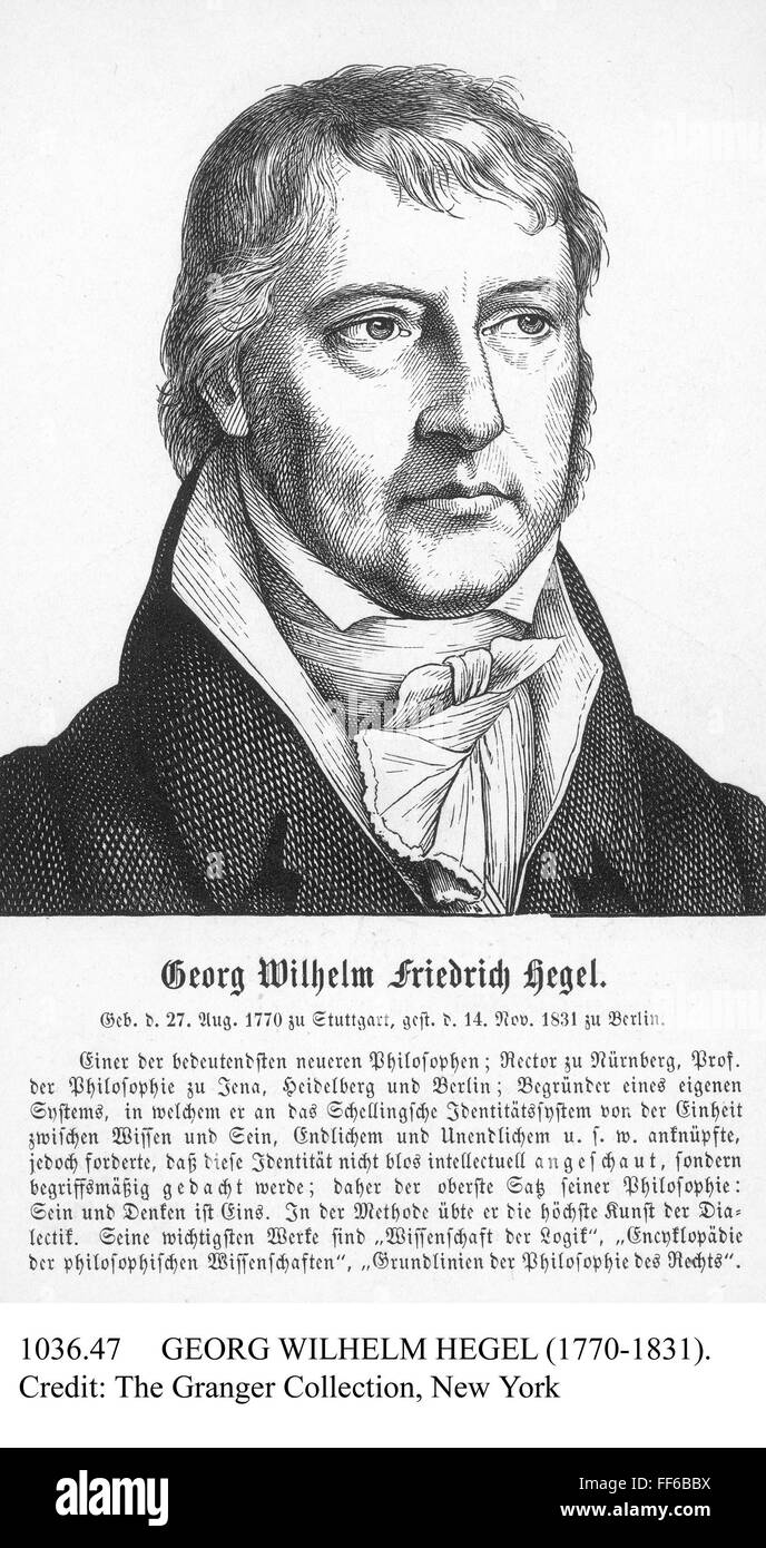 Georg hegel Black and White Stock Photos & Images - Alamy