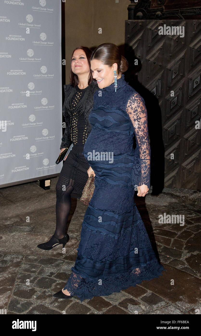 Stockhol, 10-02-2016 HRH Crown Princess Victoria HRH Crown Princess ...