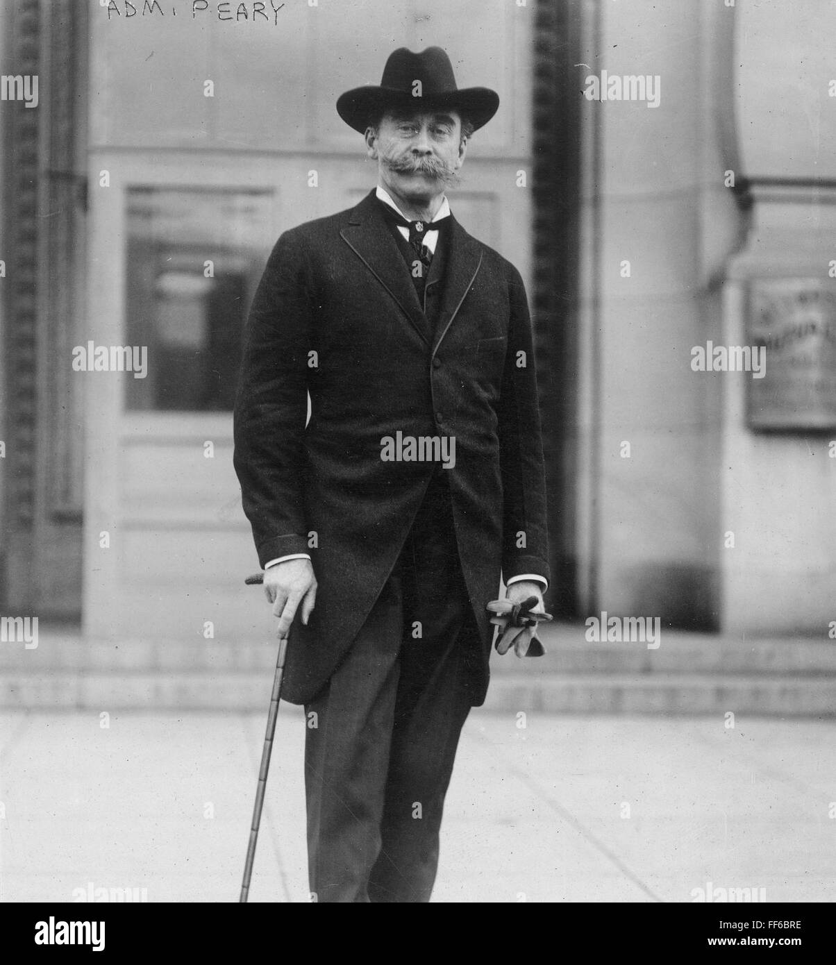 ROBERT PEARY (1856-1920). /nAmerican Arctic explorer. Photograph, 1919 ...