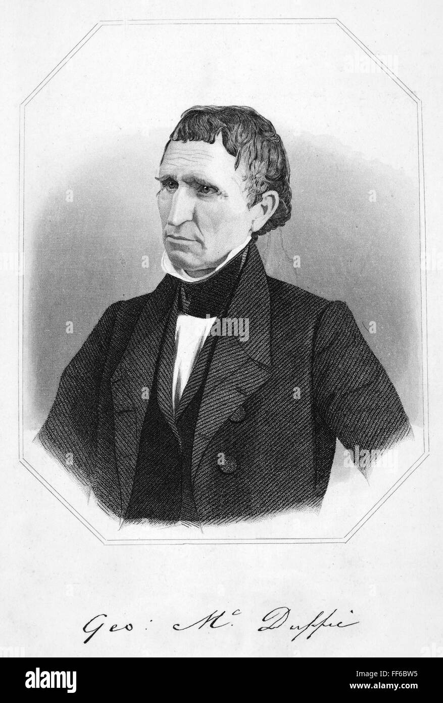 GEORGE MCDUFFIE (1790-1851). /nAmerican legislator. Steel engraving ...