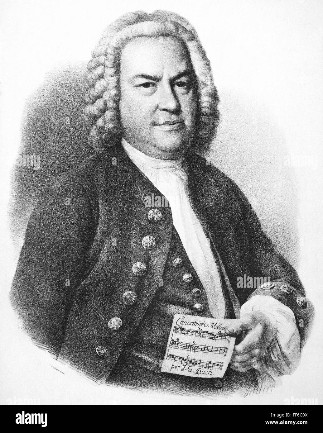 JOHANN SEBASTIAN BACH /n(1685-1750). German organist and composer ...
