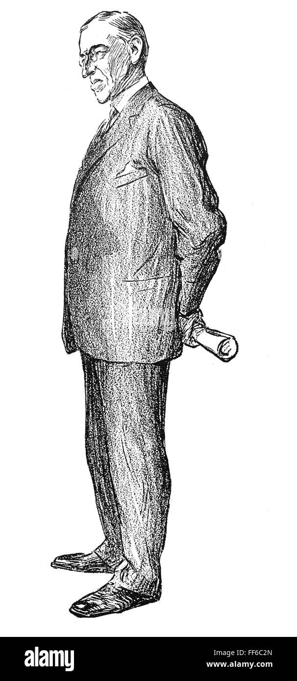 WOODROW WILSON (1856-1924). /n28th President of the United States ...