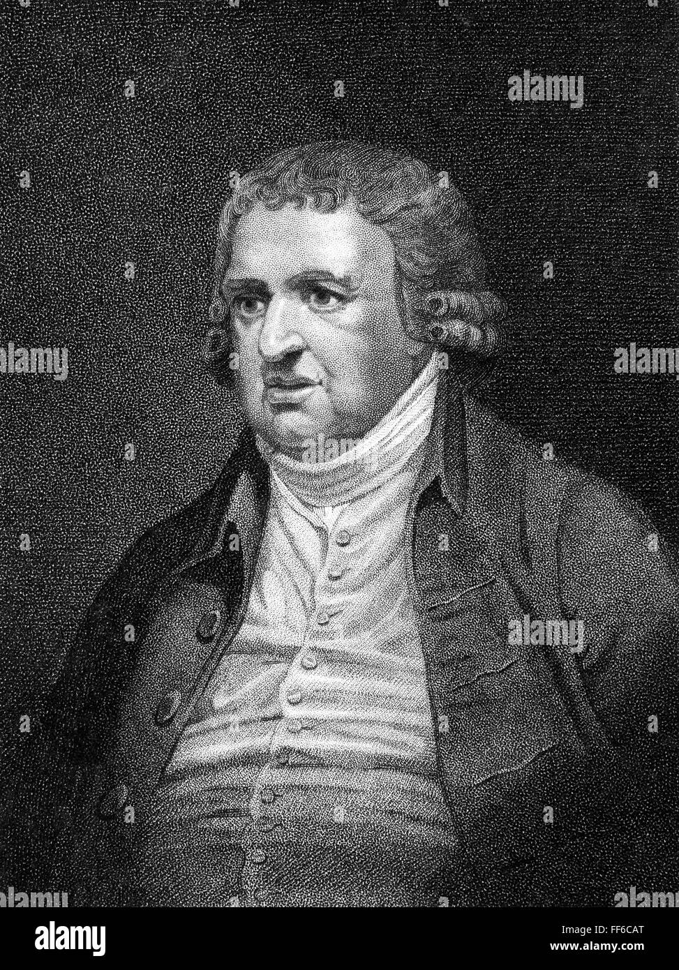 ERASMUS DARWIN (1731-1802). /nEnglish physician and poet. Stipple ...