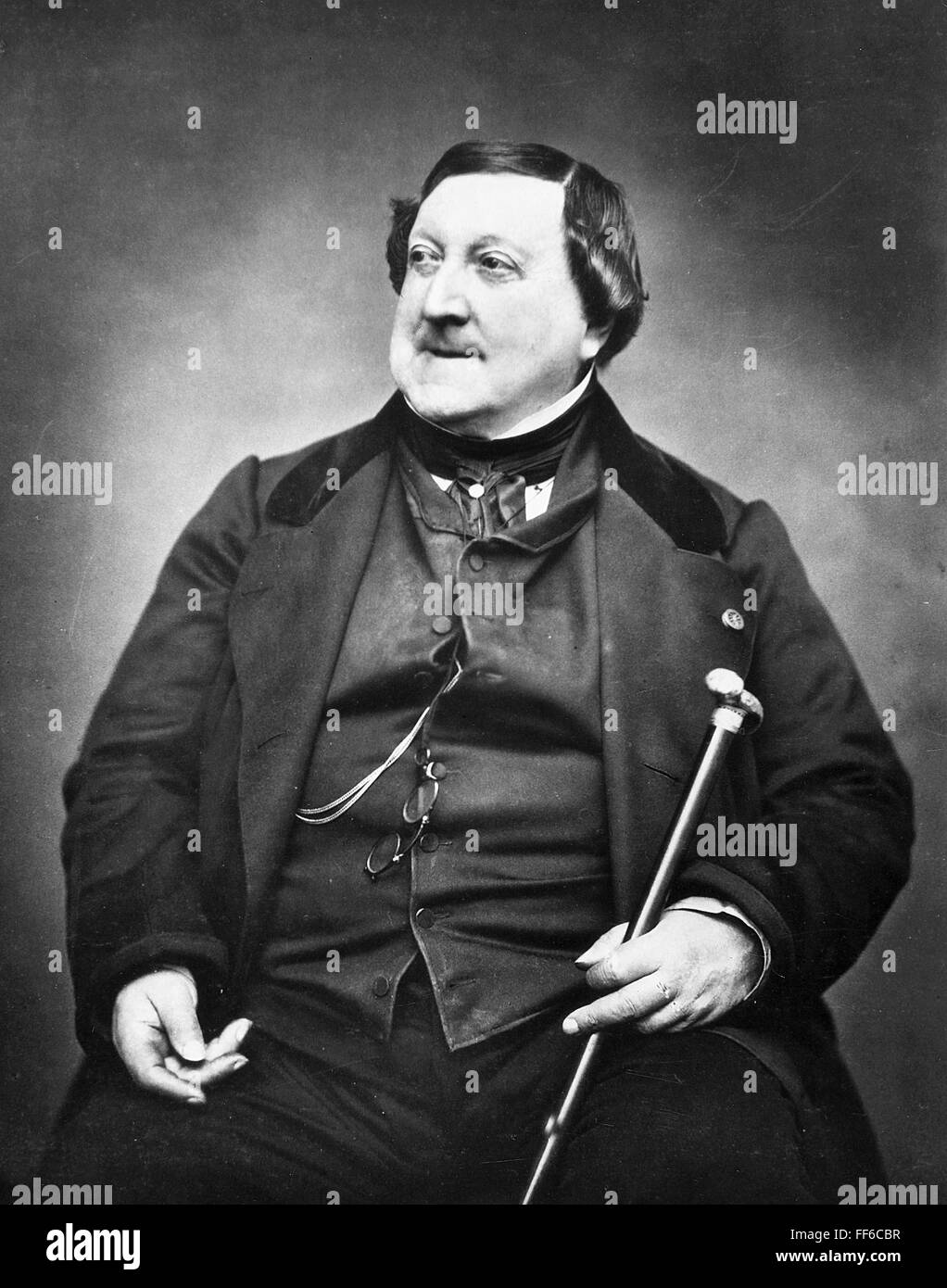 GIOACCHINO ROSSINI /n(1792-1868). Italian operatic composer. Photograph ...
