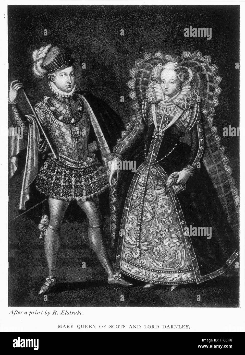 MARY, QUEEN OF SCOTS (1542-1587). /nWith Henry Stewart, Lord Darnley ...