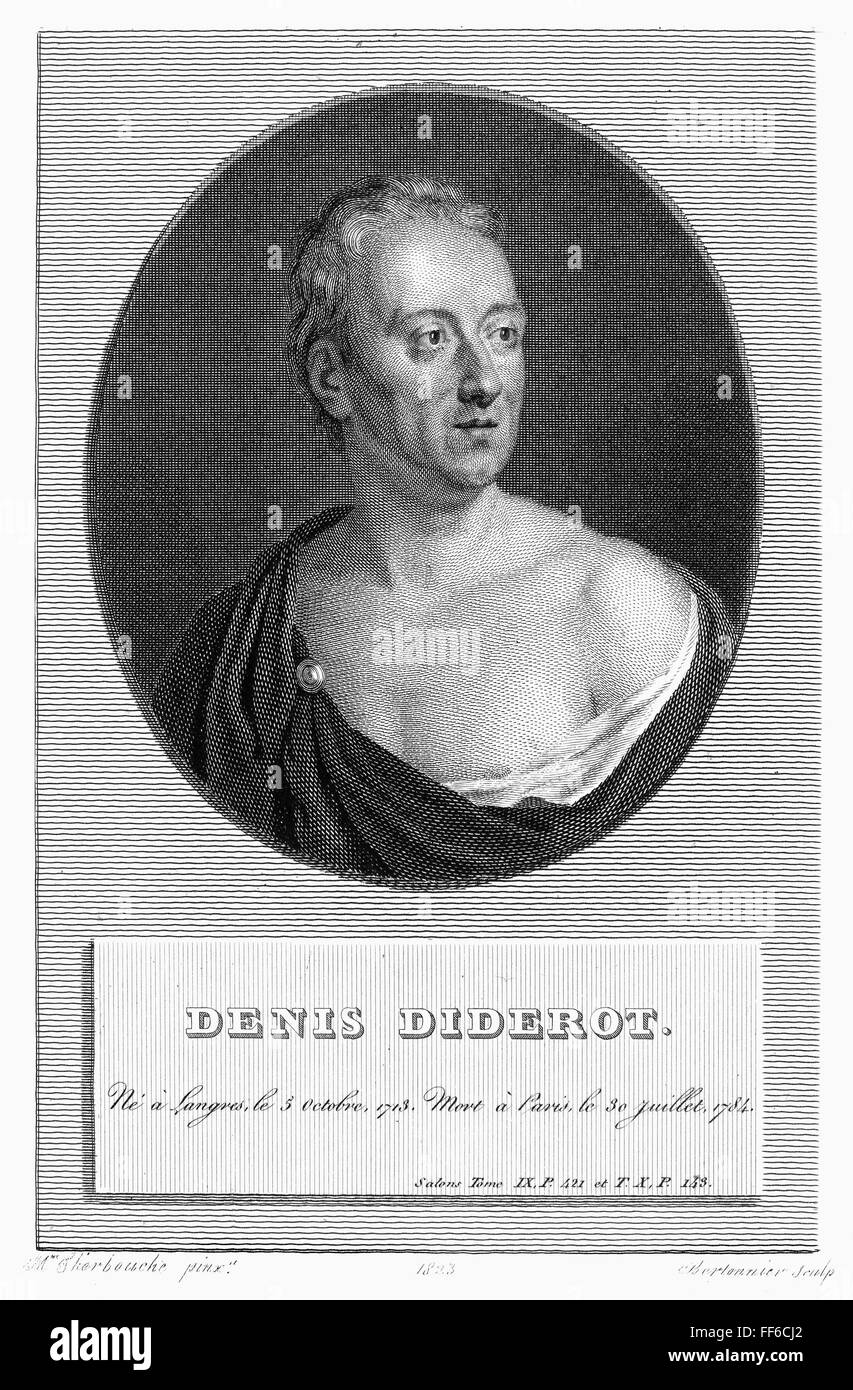 DENIS DIDEROT (1713-1784). /nFrench encyclopedist and philosopher ...