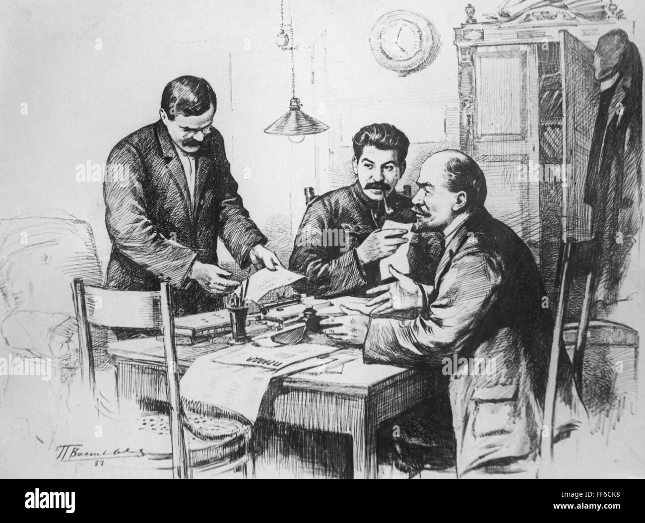 VLADIMIR LENIN (1870-1924). /nVladimir Ilich Ulyanov, known as Lenin ...