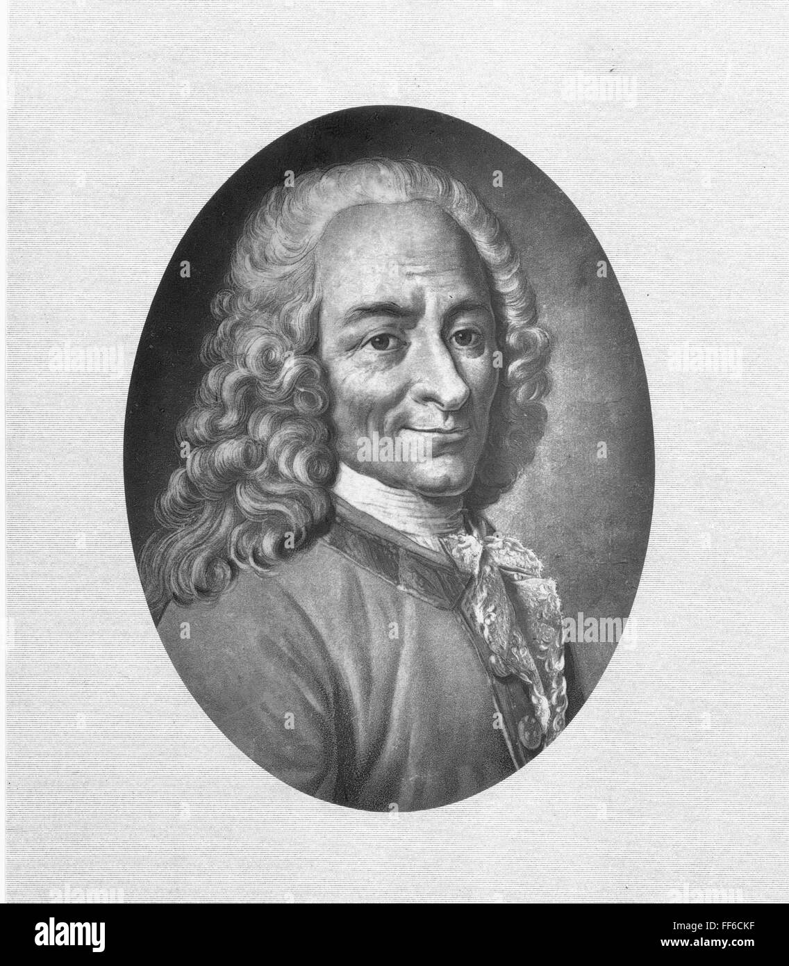 Enlightenment 18th century voltaire Black and White Stock Photos ...