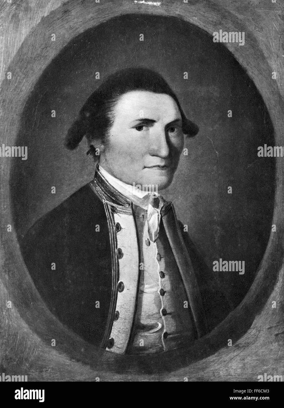 JAMES COOK (1728-1779). /nEnglish mariner and explorer. Gravure after a ...