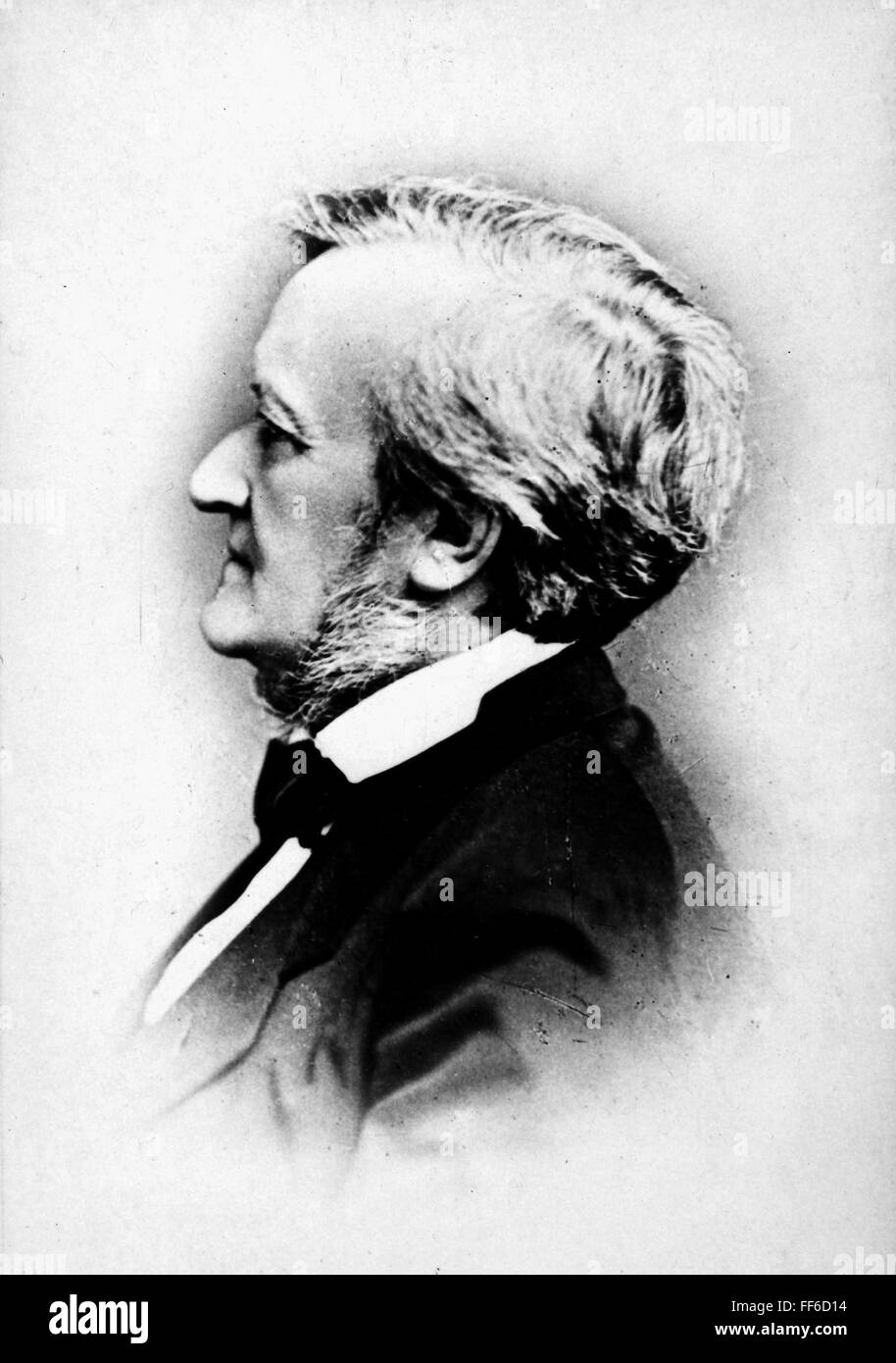 RICHARD WAGNER (1813-1883). /nGerman composer. Photographed 1876 Stock ...