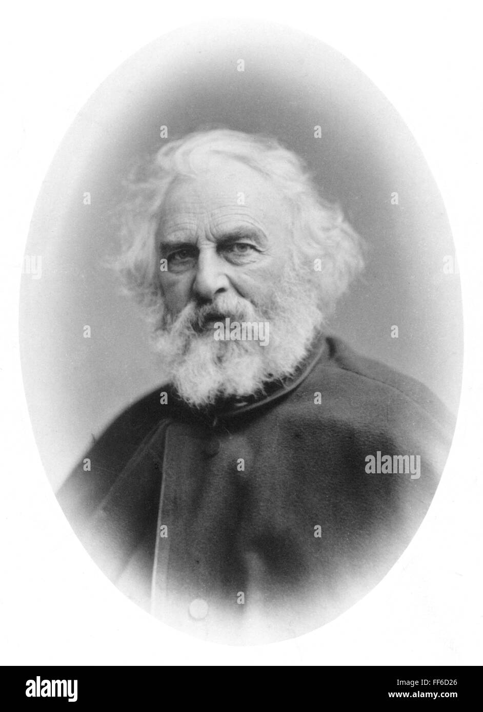 HENRY WADSWORTH LONGFELLOW /n(1807-1882). American poet. Photographed ...