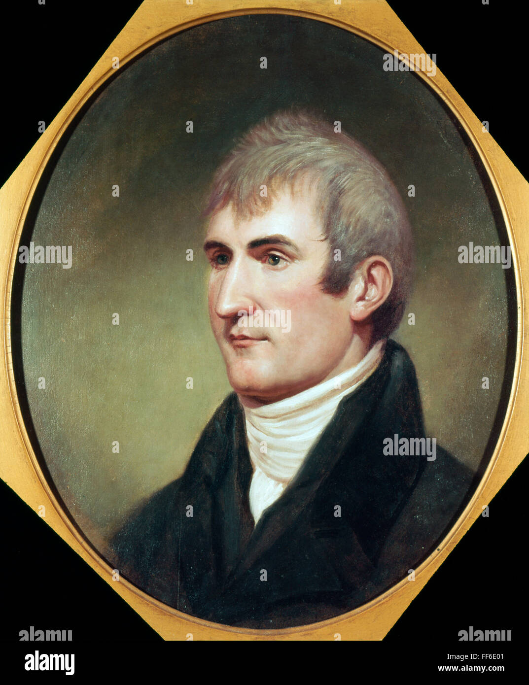 MERIWETHER LEWIS /n(1774-1809). American explorer. Oil on canvas by ...