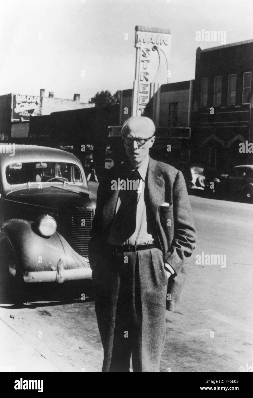 SINCLAIR LEWIS (1885-1951). /nAmerican novelist. Photographed in Sauk ...